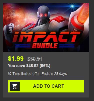 PC Gamer リスト更新中 : Bundle StarsでImpact Bundle～10本で$1.99
