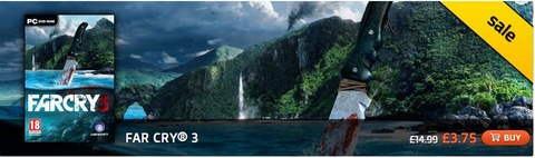 PC Gamer リスト更新中 : GamesPlanetにてFar Cry 3が3.75ポンド