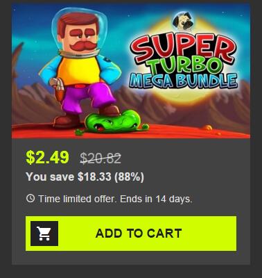 PC Gamer リスト更新中 : Bundle StarsでSuper Turbo Mega Bundle～$2.49で18本