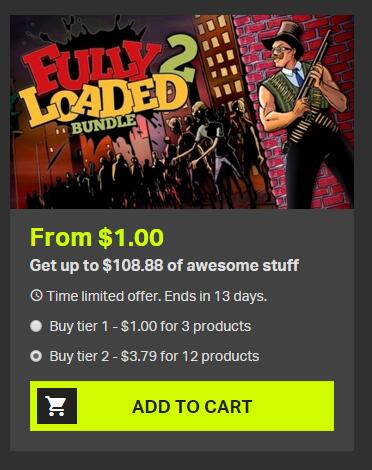 PC Gamer リスト更新中 : Bundle StarsでFully Loaded Bundle 2～$3.79で12本