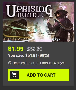 PC Gamer リスト更新中 : Bundle StarsでUprising Bundle～$2で10本