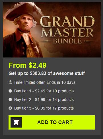 PC Gamer リスト更新中 : Bundle StarsでGrand Master Bundle