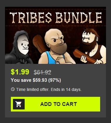 PC Gamer リスト更新中 : Bundle Starsで$1.99のTribes Bundle