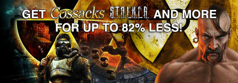 PC Gamer リスト更新中 : GamersGateで最大82％引きのSTALKER＆Cossacksセール