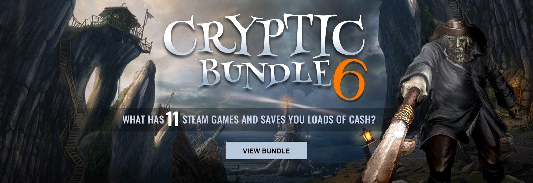 PC Gamer リスト更新中 : Bundle StarsでCryptic Bundle 6～11本で$1.49