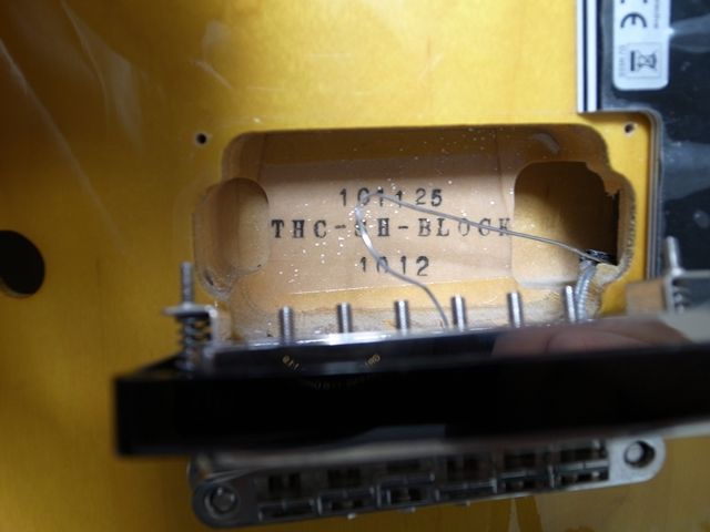 THC Semi Hollow Standard Block メンテナンス : 1625 Studio