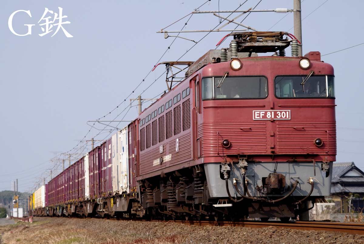 4075レを撮る 異形のEF81 301と302 日豊本線 坂ノ市 2014年1月 : G鉄グラフィティ