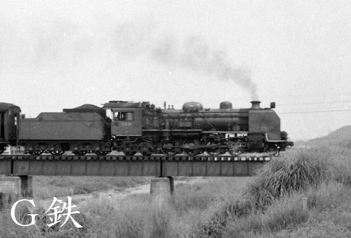 最後の夏 行きかうD60たち 久大本線 賀来 1970年8月 : G鉄グラフィティ