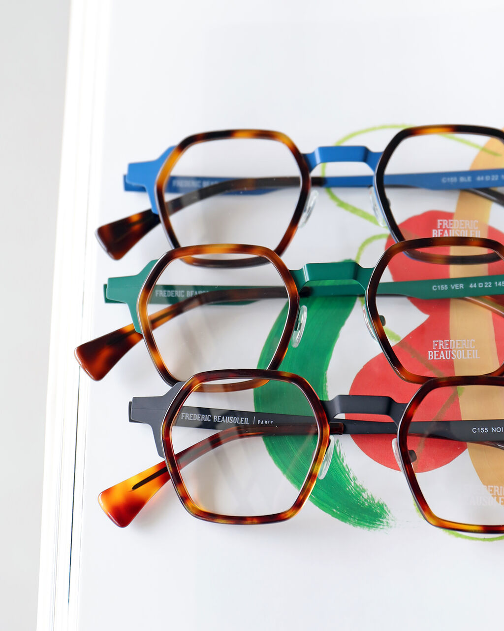 FREDERIC BEAUSOLEIL " C155 " Bold Geometry：角張ったシルエットで放つ新しいスタイルのメガネフレーム ...