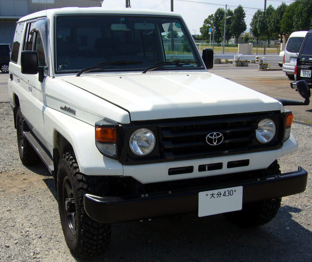 佐賀の福岡モータース 鈑金塗装とランクルも得意な整備工場 : トヨタ・ランドクルーザー(HZJ76)の車検整備