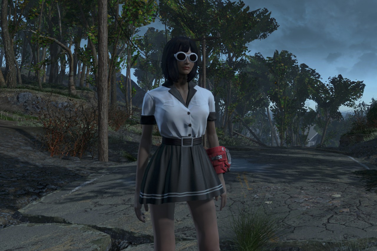 Laundered Green Dress Retexture : Fallout 4 MOD紹介ギャラリー フォールアウト4 (FO4)