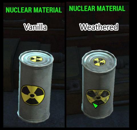 Weathered Nuclear Material : Fallout 4 MOD紹介ギャラリー フォールアウト4 (FO4)