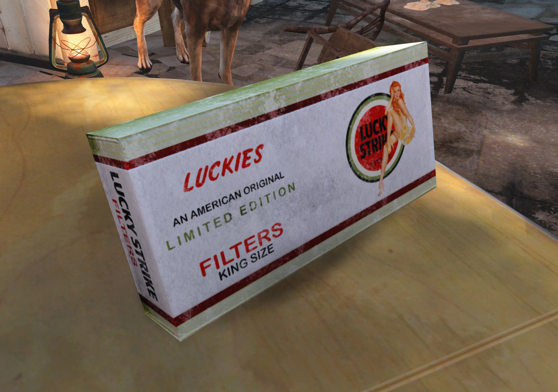Lucky Strike cigarettes : Fallout 4 MOD紹介ギャラリー フォールアウト4 (FO4)