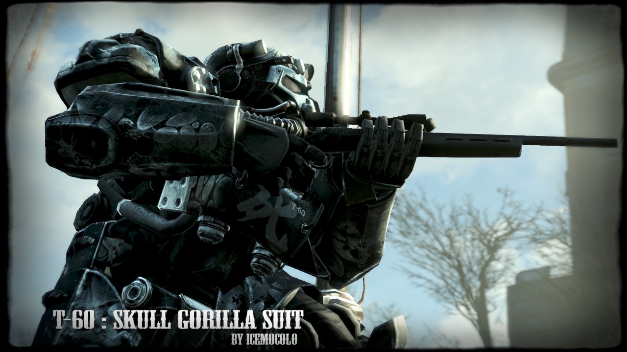 T-60 Skull Gorilla Suit Standalone : Fallout 4 MOD紹介ギャラリー フォールアウト4 (FO4)