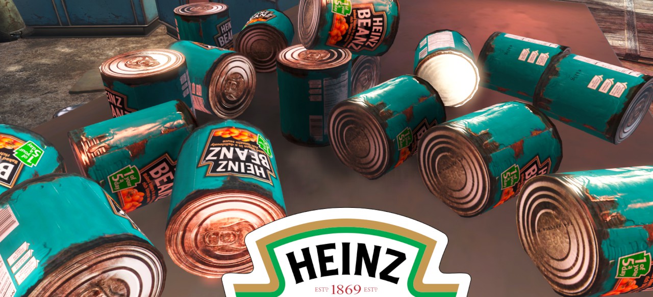 Heinz Beanz Texture (Pork and Beans) : Fallout 4 MOD紹介ギャラリー フォールアウト4 (FO4)