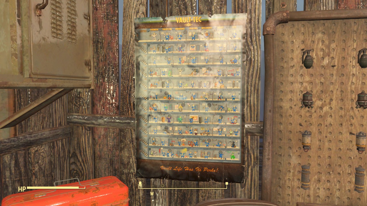 Craftable Perk Chart Poster : Fallout 4 MOD紹介ギャラリー フォールアウト4 (FO4)