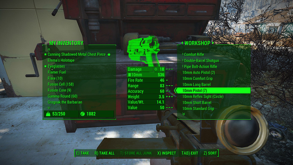Value per Weight indicator for container UI : Fallout 4 MOD紹介ギャラリー ...