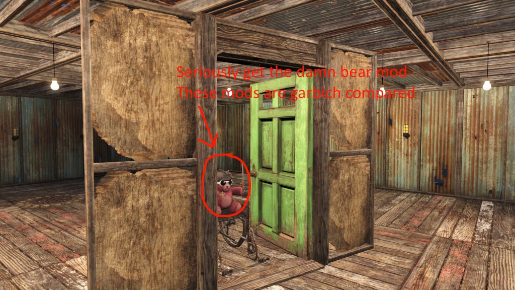 Craftable Interior Shack Doorway Wall : Fallout 4 MOD紹介ギャラリー フォールアウト4 (FO4)