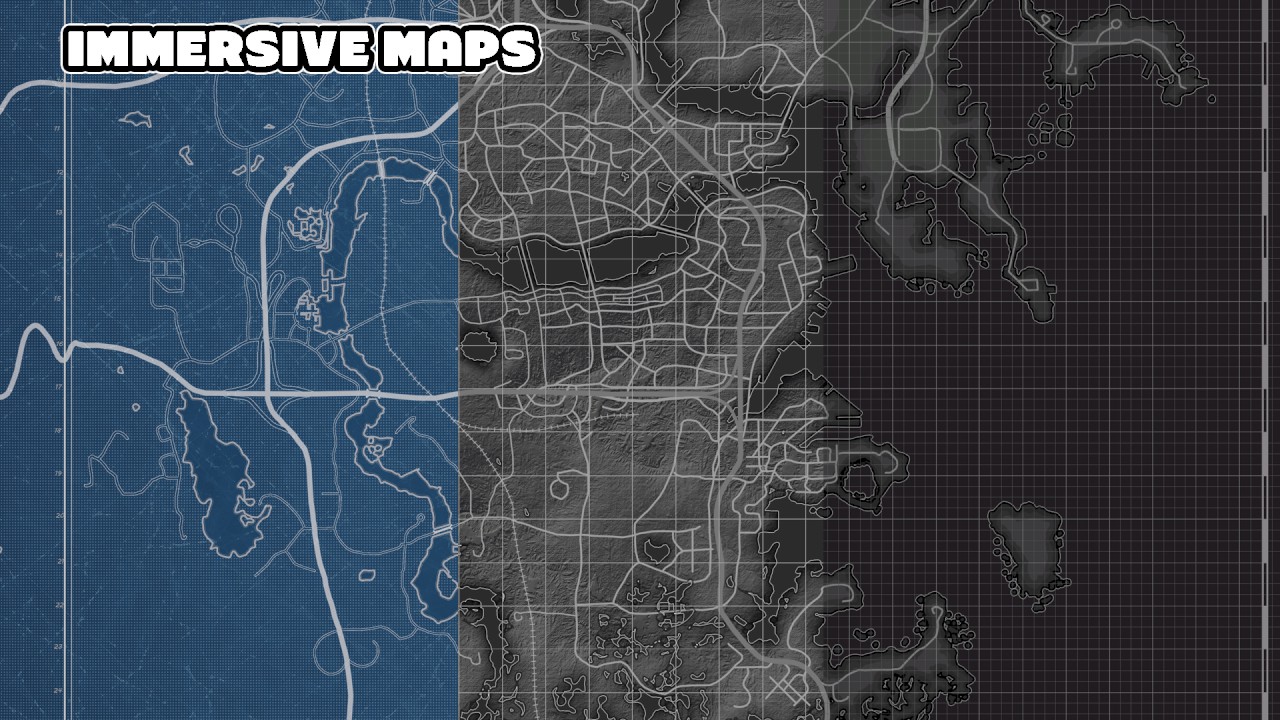 Immersive maps 4k : Fallout 4 MOD紹介ギャラリー フォールアウト4 (FO4)