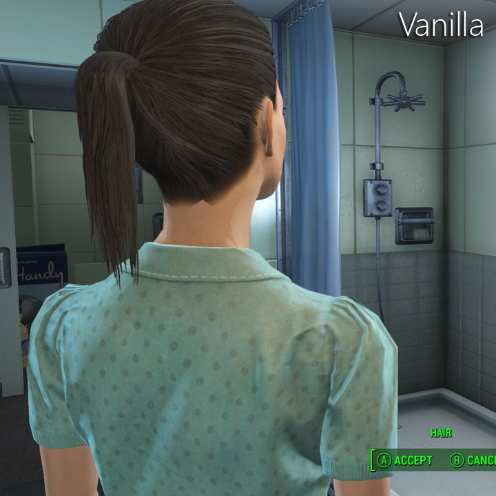 Ponytail Variations : Fallout 4 MOD紹介ギャラリー フォールアウト4 (FO4)