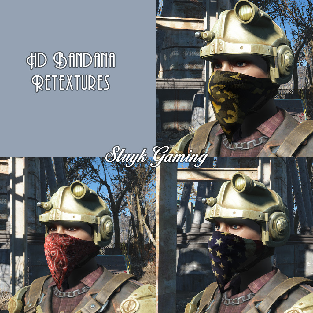 HD Bandana Retextures : Fallout 4 MOD紹介ギャラリー フォールアウト4 (FO4)