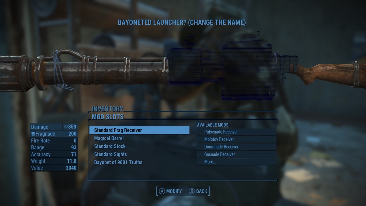 8 in 1 Grenade Launcher : Fallout 4 MOD紹介ギャラリー フォールアウト4 (FO4)