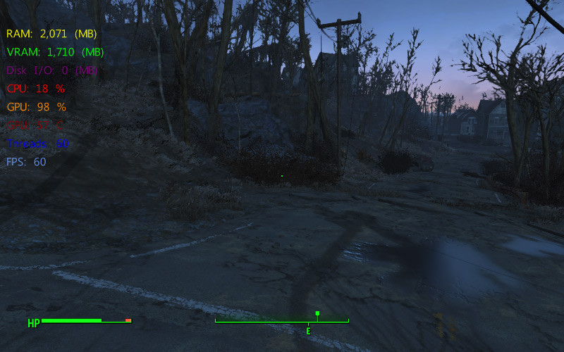 Fallout Performance Monitor : Fallout 4 MOD紹介ギャラリー フォールアウト4 (FO4)