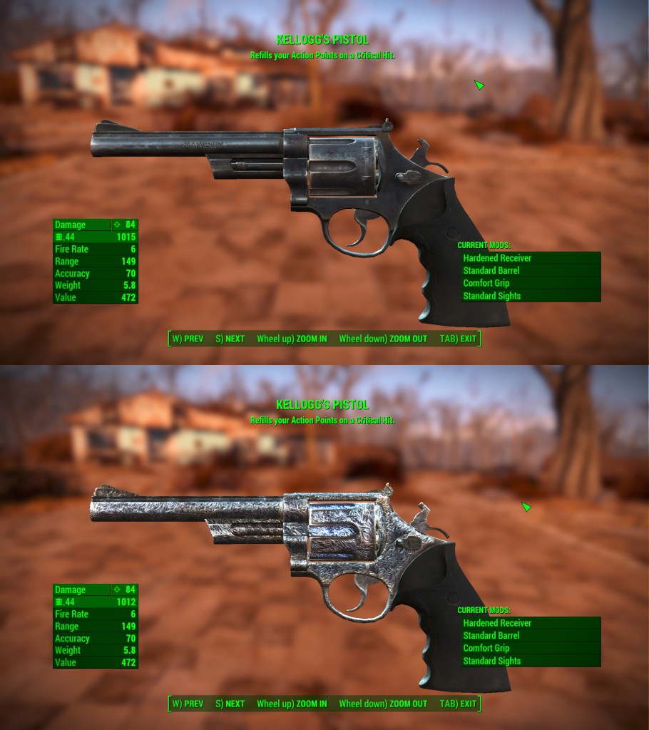White Thunder 44 Magnum Mod : Fallout 4 MOD紹介ギャラリー フォールアウト4 (FO4)