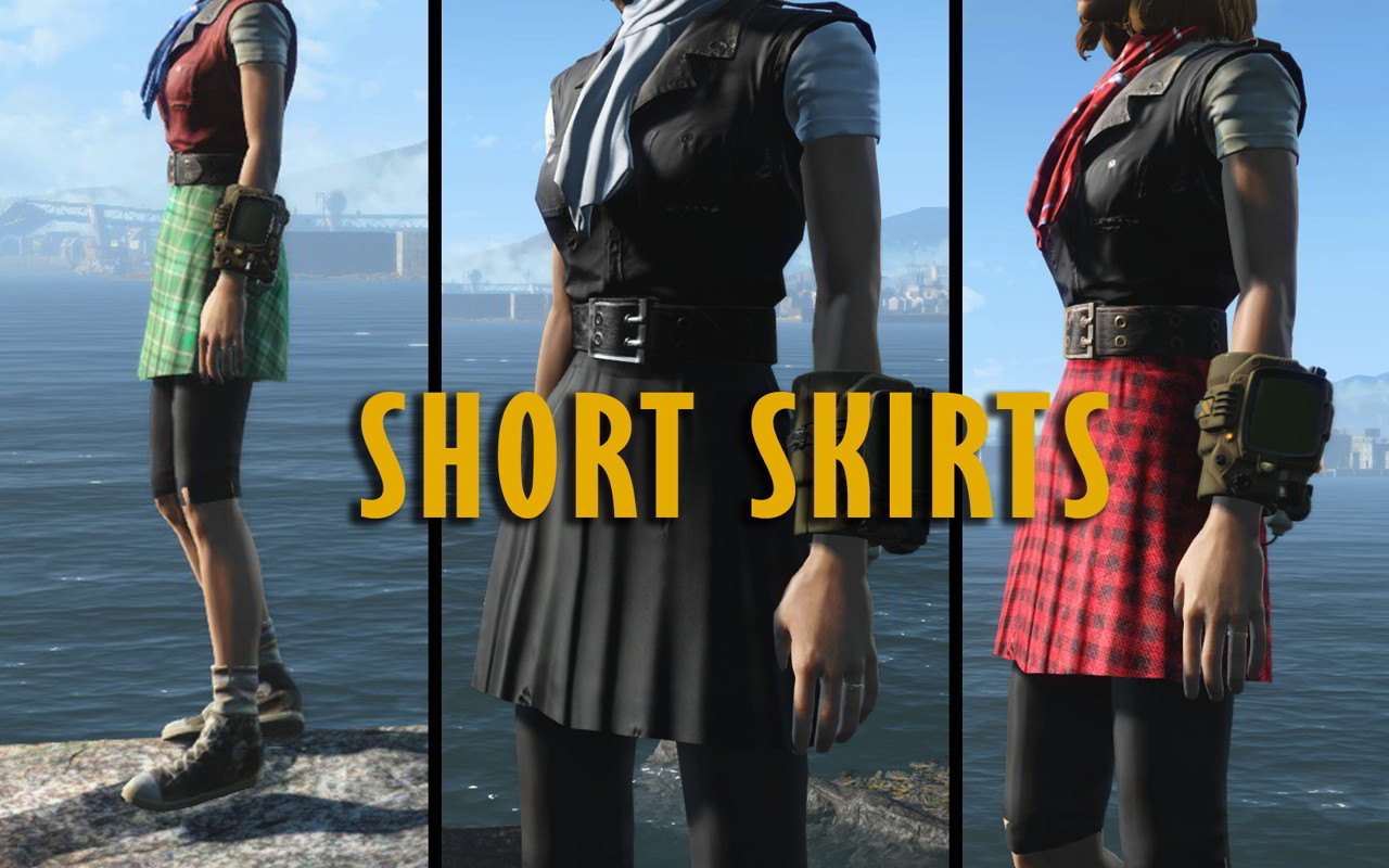 Short Skirts : Fallout 4 MOD紹介ギャラリー フォールアウト4 (FO4)
