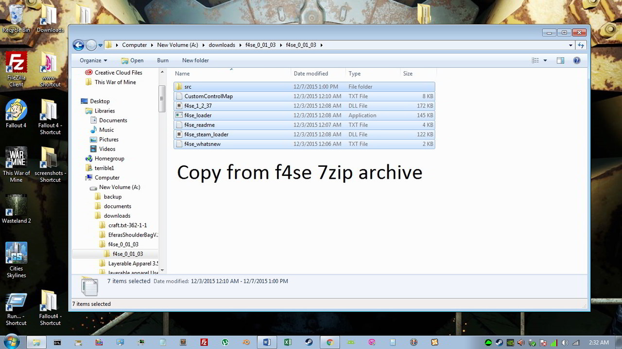Enable Mods After Update - Install Instructions for f4se : Fallout 4 ...