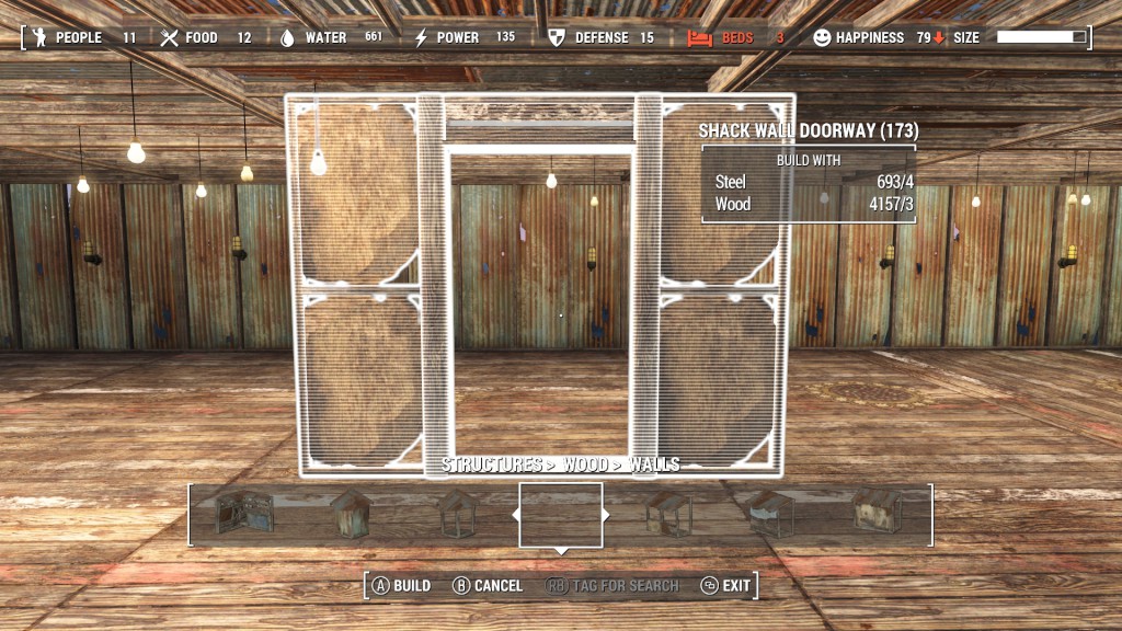 Craftable Interior Shack Doorway Wall : Fallout 4 MOD紹介ギャラリー フォールアウト4 (FO4)