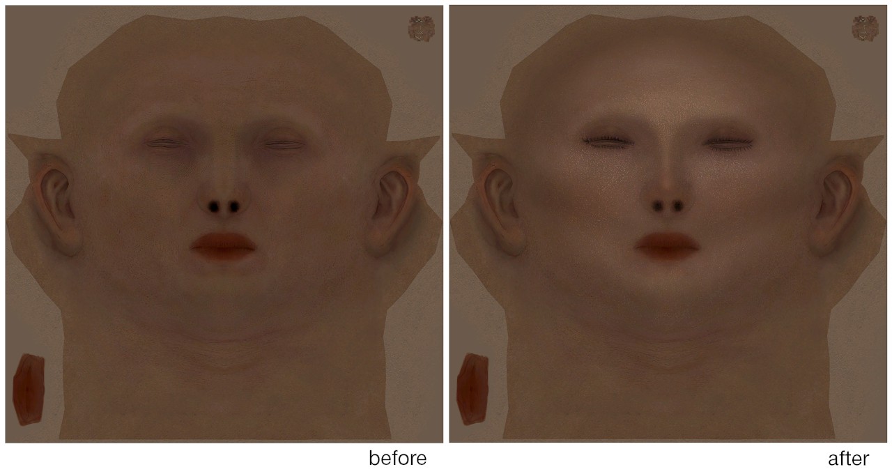 Young Female Face Texture : Fallout 4 MOD紹介ギャラリー フォールアウト4 (FO4)