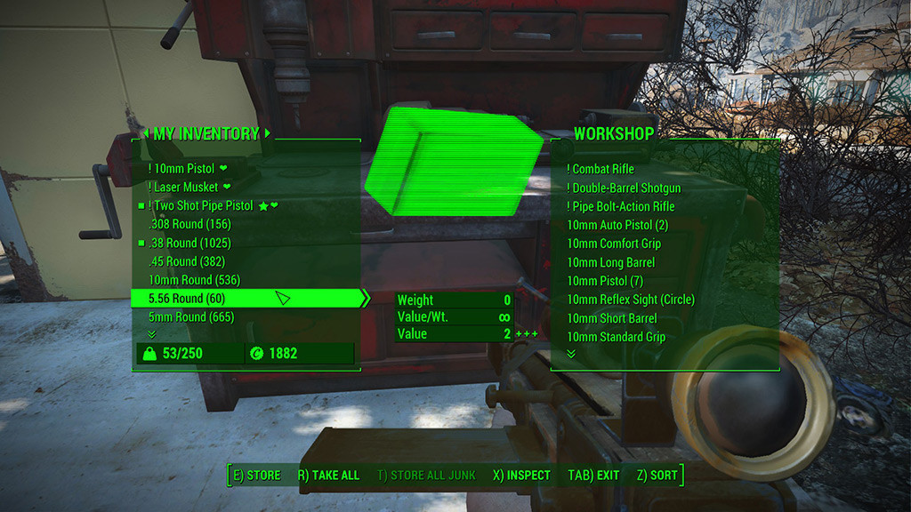 Value per Weight indicator for container UI : Fallout 4 MOD紹介ギャラリー ...