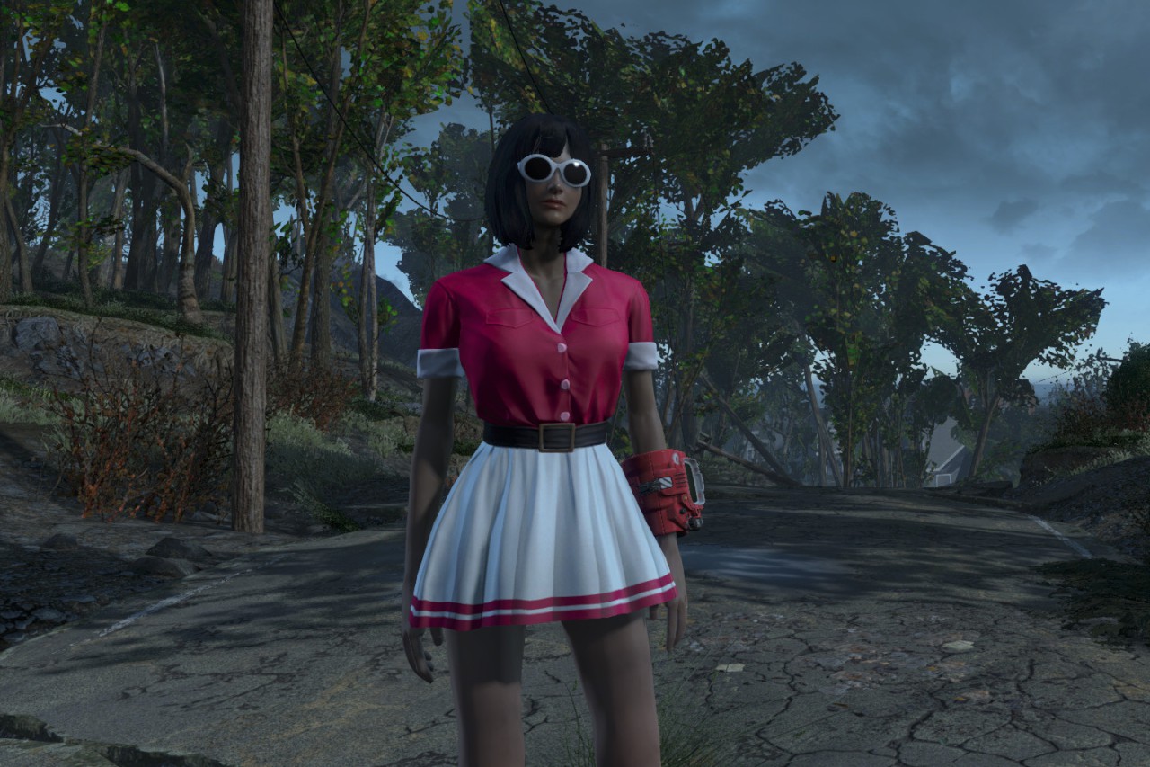 Laundered Green Dress Retexture : Fallout 4 MOD紹介ギャラリー フォールアウト4 (FO4)