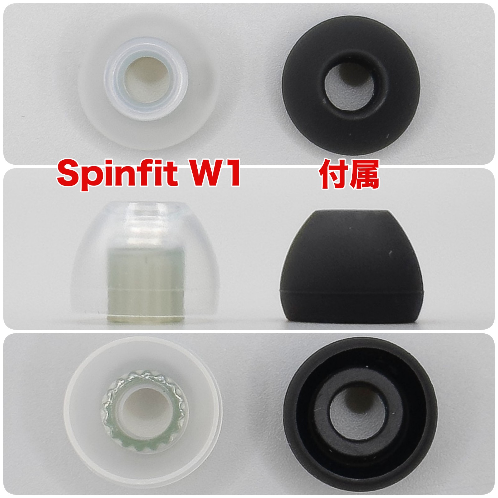 ANIMA ANW02 (11) + Spinfit W1 / 安定感も音質も欲しい欲張りイヤーピース : 狐丸の「これ買ってみました」