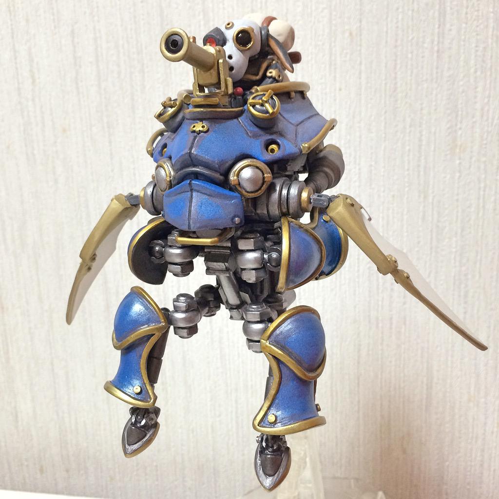 【FF14】タチコマフライングミニオンをフルスクラッチ！！ このままキット化されても問題ない程のハイクオリティ！！ : FF14ポジ速