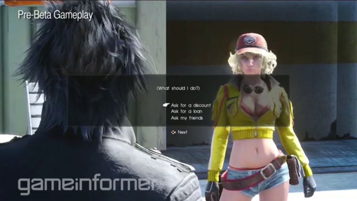 -FF15-選択肢の一番最初が値切り交渉とか王子様の考えることじゃないだろw : FF15まとめ攻略