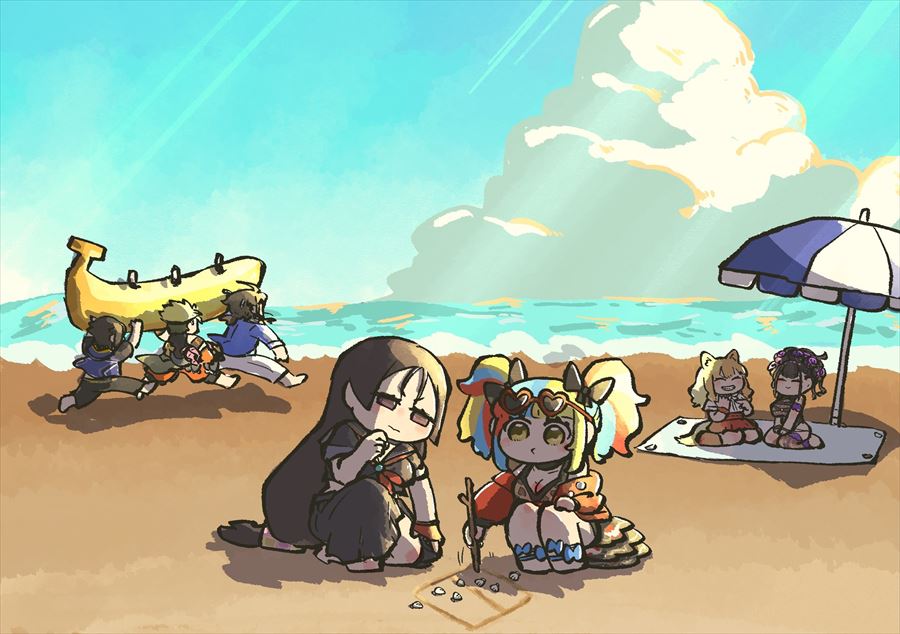 【FGO】海を満喫するサーヴァントたち！！ バナナボート楽しそうだな！ : FGOまとめ カルデア速報
