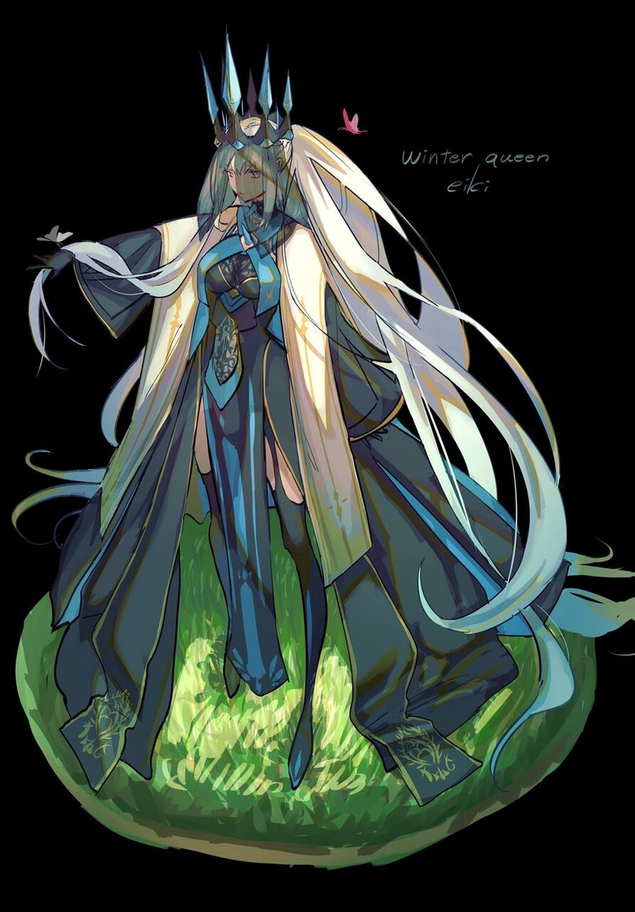 【FGO】冬の女王霊衣のモルガン様イラスト！！ 手の上に鳥が乗ってるのいいね！ : FGOまとめ カルデア速報