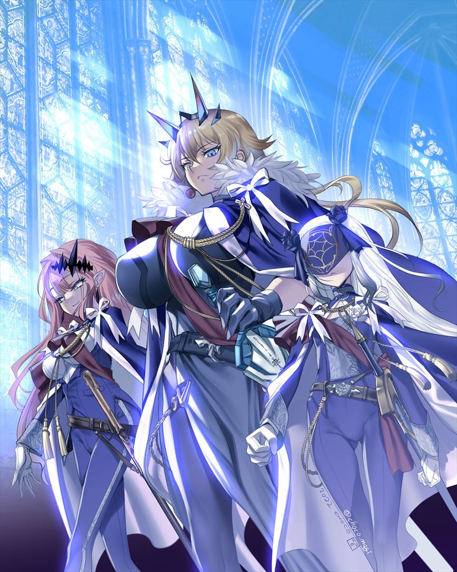 【FGO】騎士衣装の妖精騎士トリオイラスト！！ 三人ともイケメンすぎる//////// : FGOまとめ カルデア速報