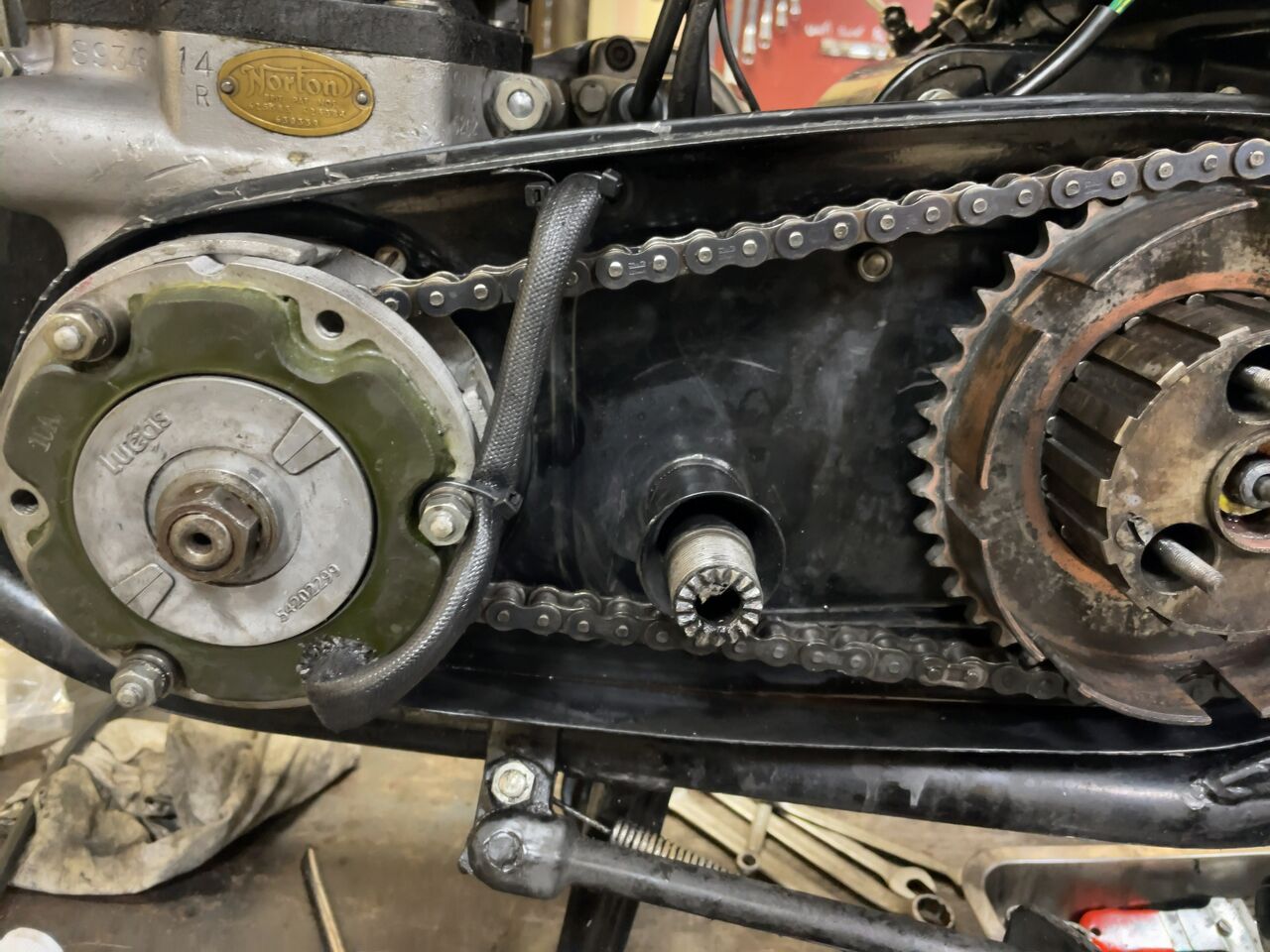 オルタネーター交換 : 横浜市の英車修理屋FlyerMotorcycleWorkshop