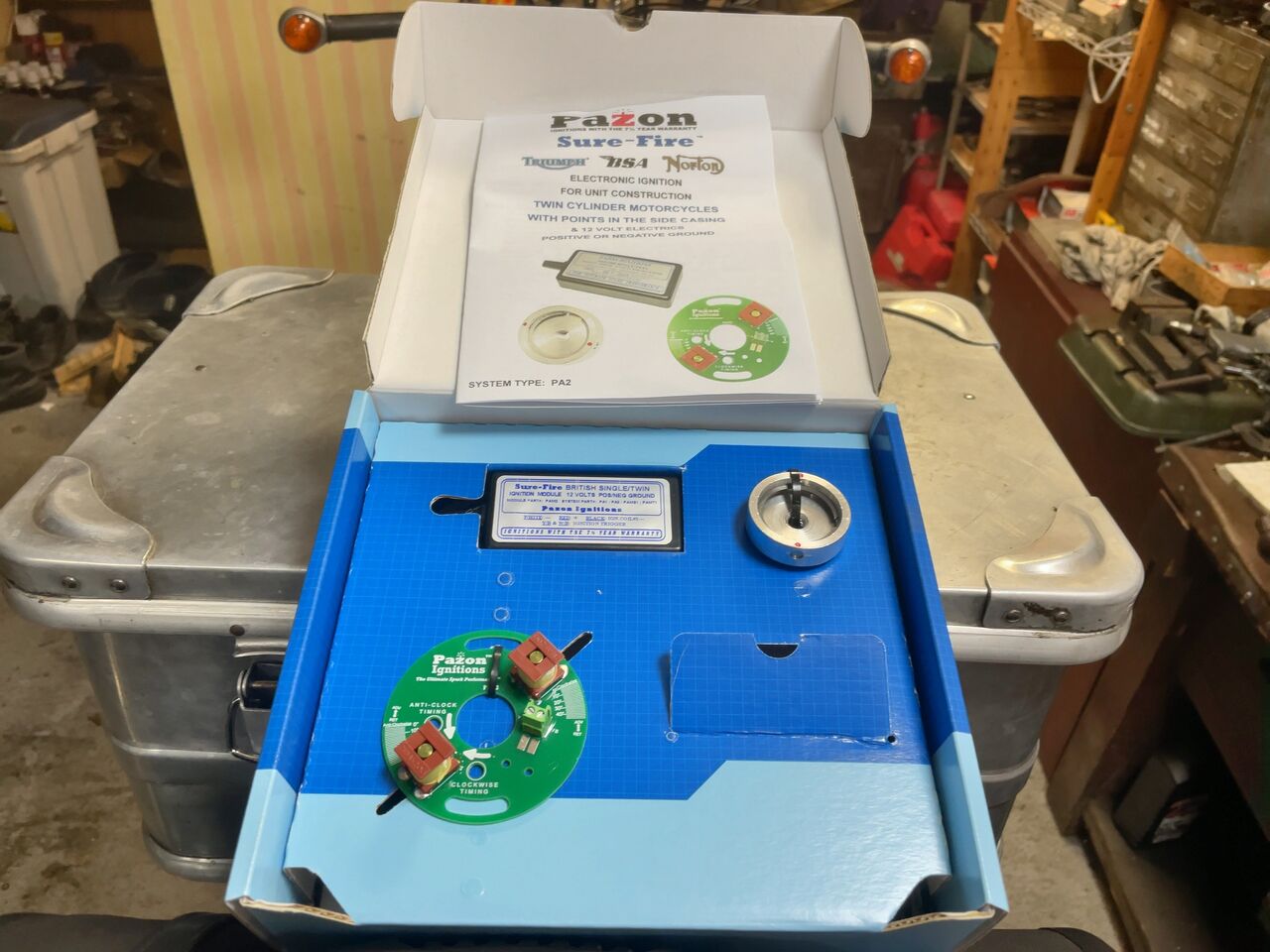 Pazonイグニッション : 横浜市の英車修理屋FlyerMotorcycleWorkshop