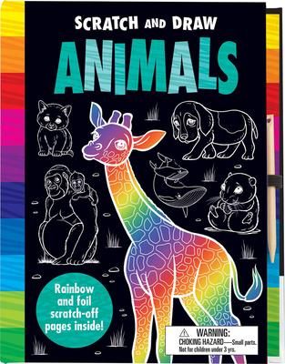 Scratch & Draw Animals - Scratch Art Activity Book : Folios