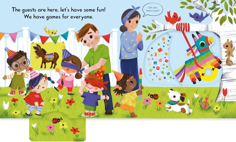 Busy Party: A Push, Pull, Slide Book (Campbell Busy Books) : Folios