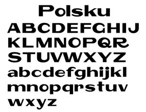 Polsku Regula フォント : 無料のフォントまとめ