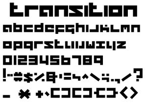 transition フォント : 無料のフォントまとめ