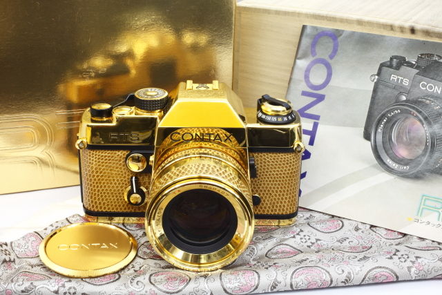 CONTAX RTS GOLD w/Planar 50mmF1.4AE, BOX : オールドレンズのフォトベルゼ
