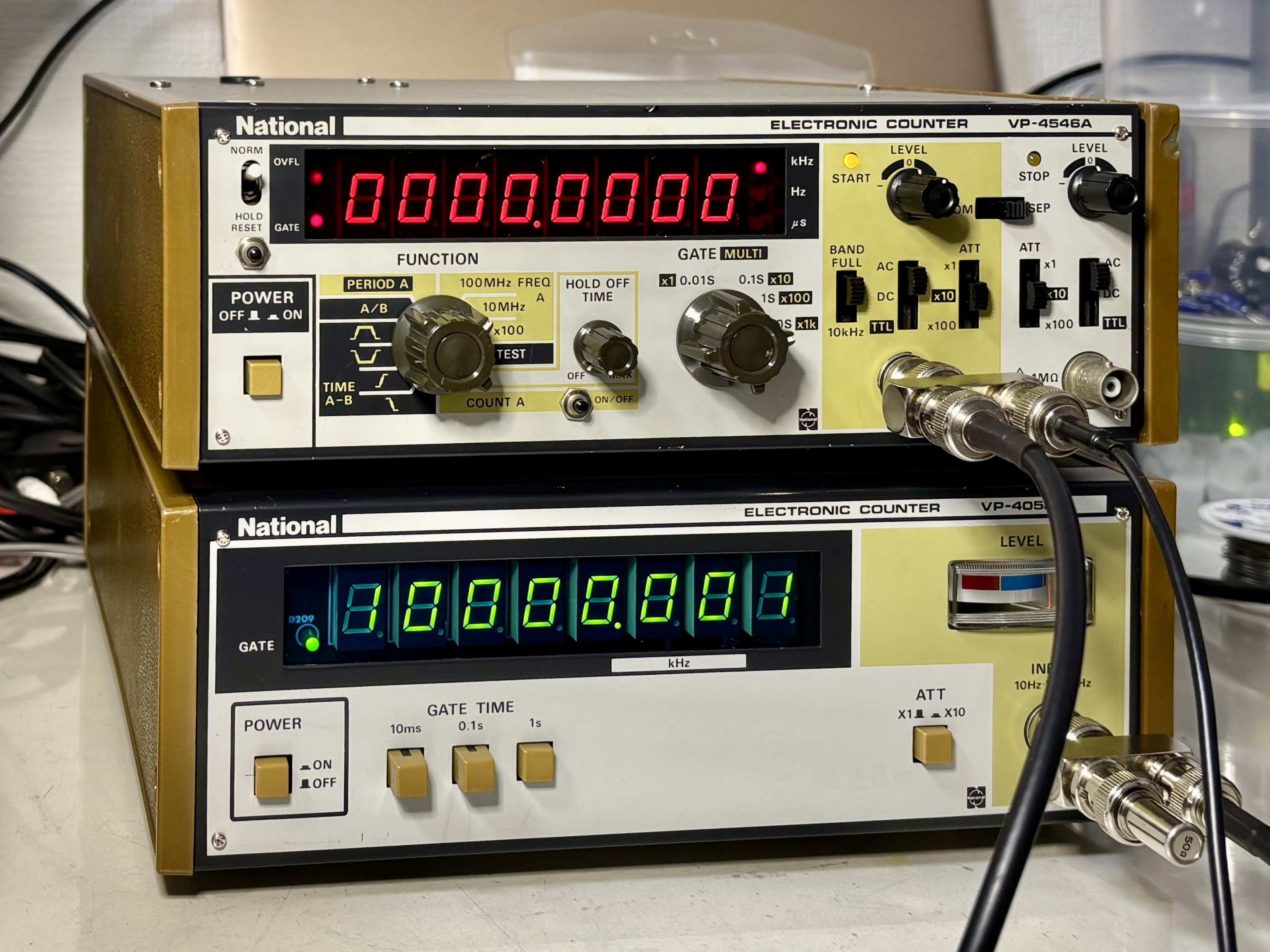 たまには測定器でもいいですか？「National VP-4546A：やっぱOCXOは安定してるワ。」 : 今どきカセットデッキでいいですか？