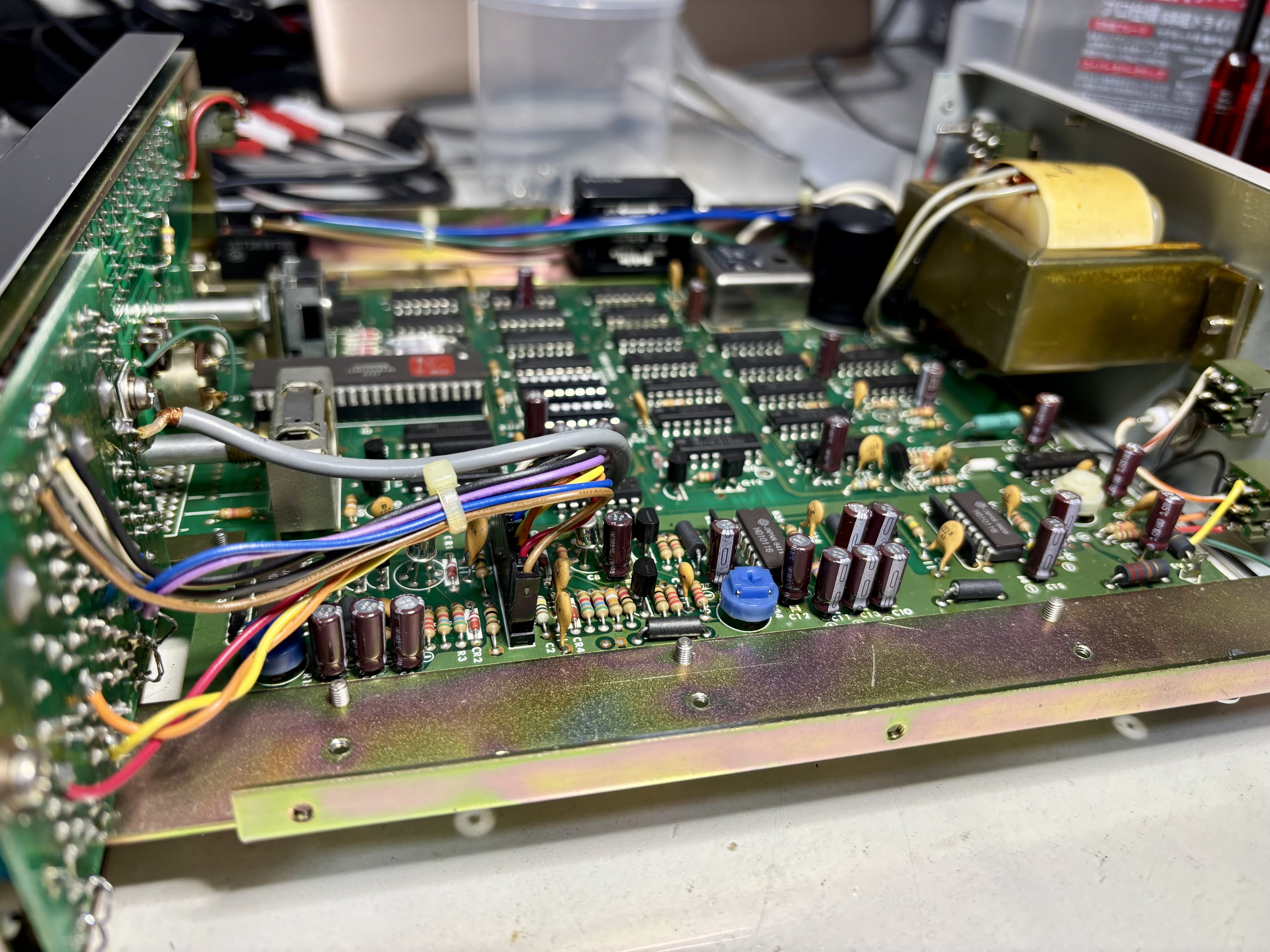 たまには測定器でもいいですか？「National VP-4546A：電解コンデンサーほぼ？全交換」 : 今どきカセットデッキでいいですか？