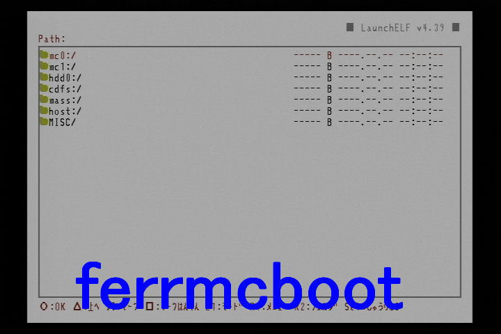 FreeMcboot : uLaunchELF